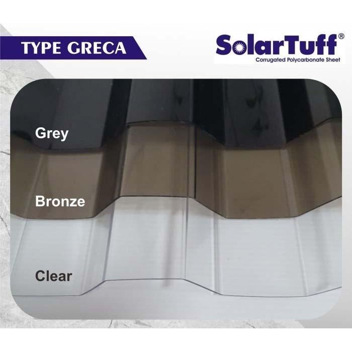 Jual Atap Polycarbonate Solartuff Greca 6Mm Gelombang Solar Tuff ...