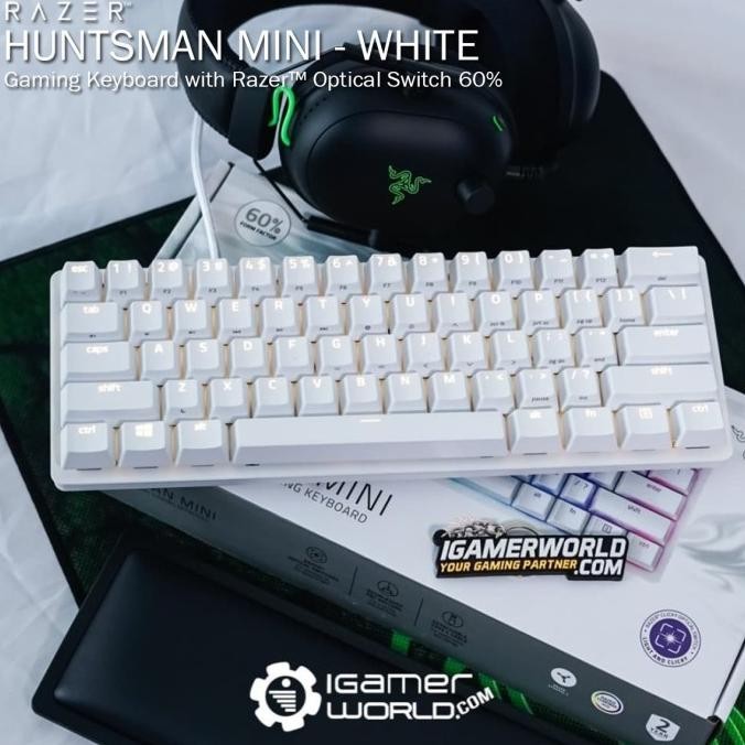 Jual Razer Huntsman Mini White 60% Optical Gaming Keyboard | Shopee ...