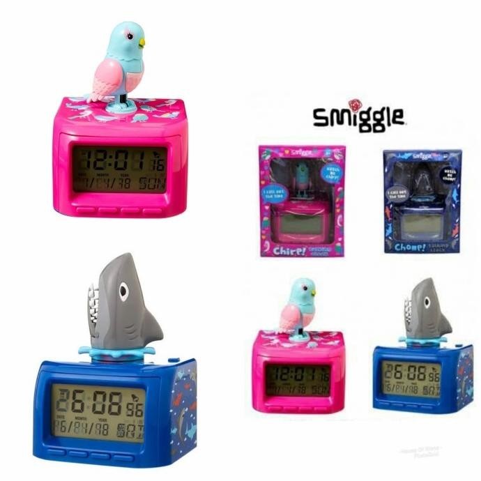 Jual Ready Smiggle Chirp N Chom Talking Clock - Jam Meja Smiggle ...