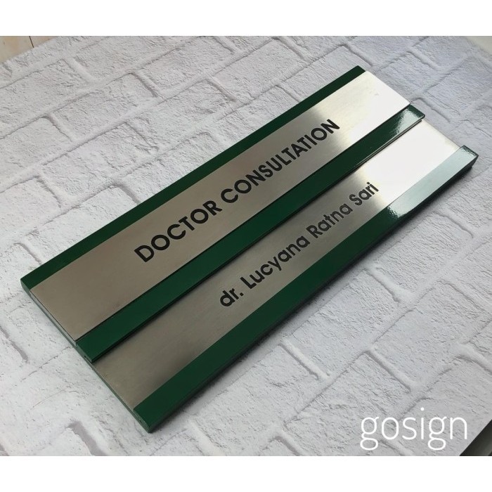 Jual Ready Door Sign Untuk Nama Dokter, Direktur, Manager atau Meeting ...