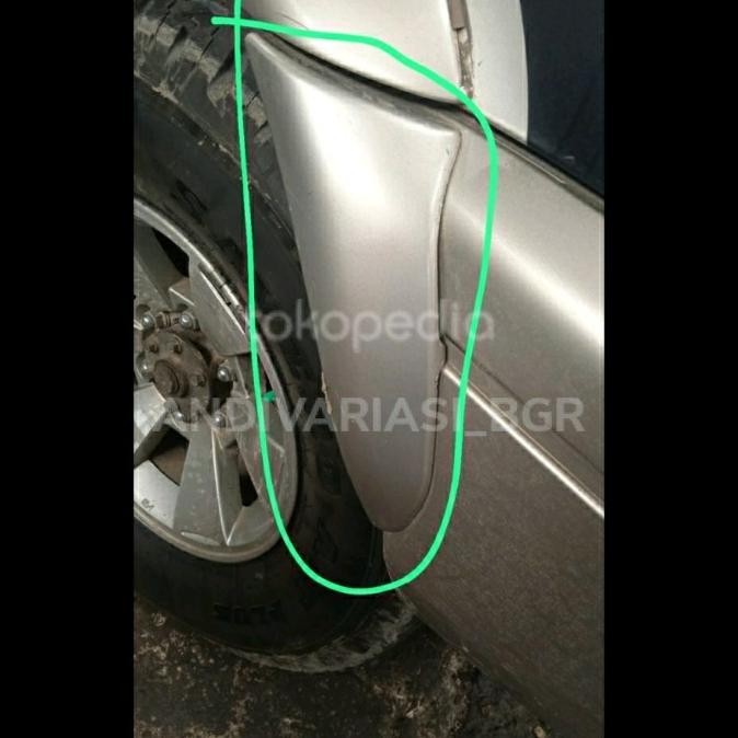 Jual Over Fender Strada L200 Double Cabin Bagian Bemper Model Ori ...