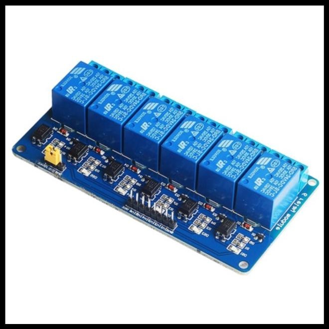 Jual HOT DEAL RELAY 24V 6 CHANNEL 5P MODULE 24 VOLT 5 PIN MODUL ...