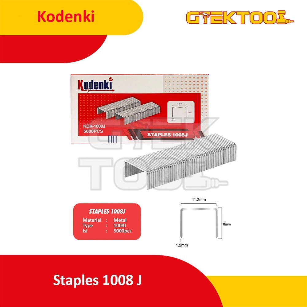 Jual Kodenki Isi Staples 1008J Paku Tembak Isi 5000 1008 J | Shopee ...