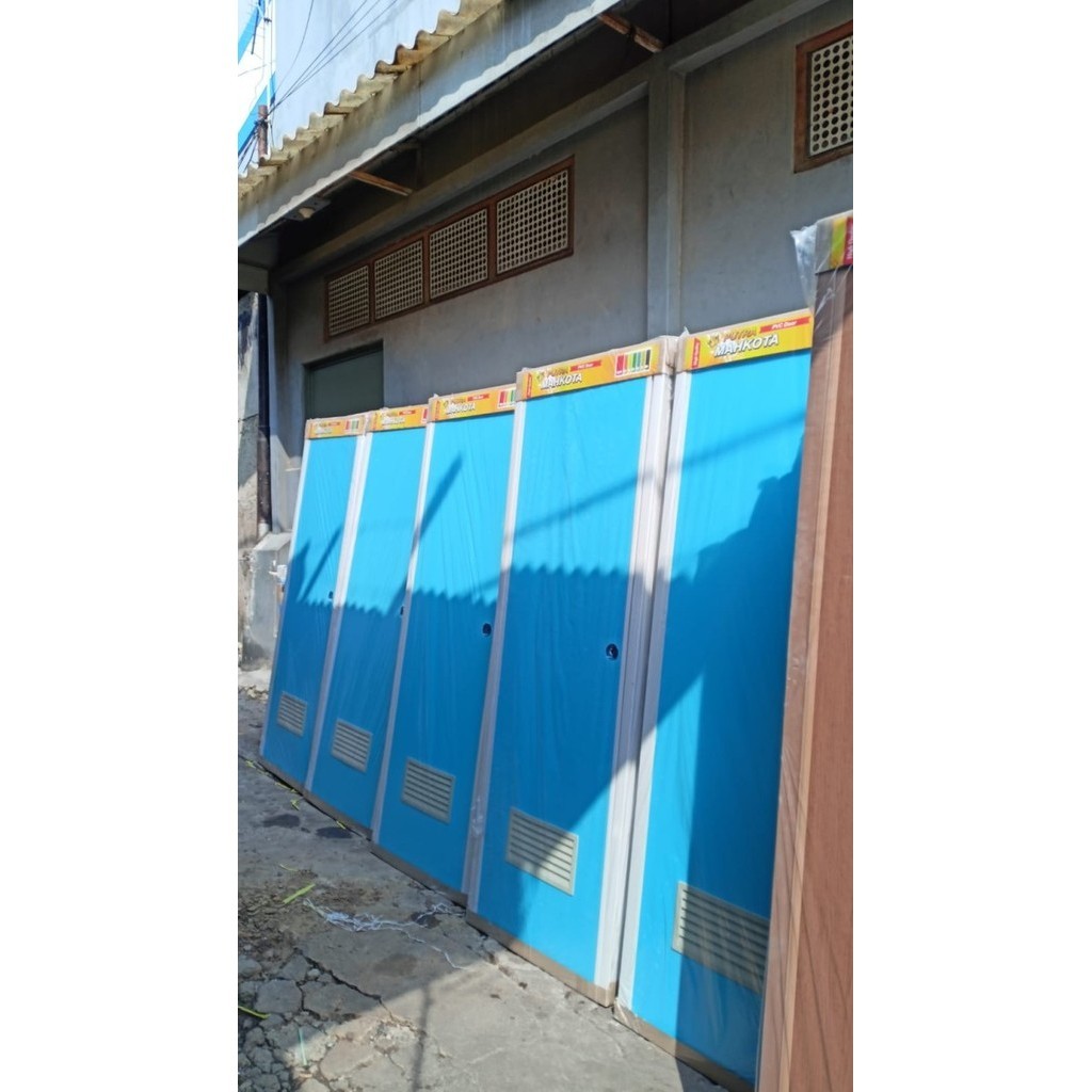 Jual PINTU PVC KAMAR MANDI WARNA BIRU, PINK, PUTIH, KREM, ABU, HIJAU ...