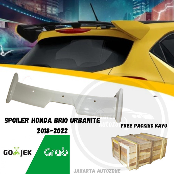 Jual REAR SPOILER SAYAP BELAKANG HONDA BRIO RS MODEL URBANITE 2018-2022 ...