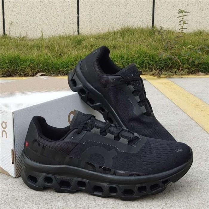 Jual SEPATU ON CLOUD MONSTER ORIGINAL RUNNING SHOES BLACK 39-45 ...