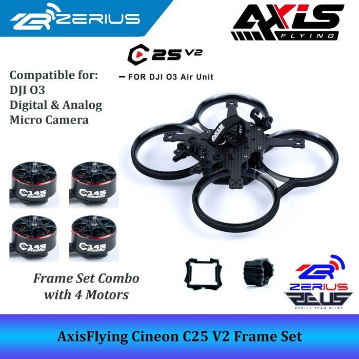 Jual AXISFLYING CINEON C25 V2 2.5INCH FRAME SET CINEWHOOP FRAME KIT ...