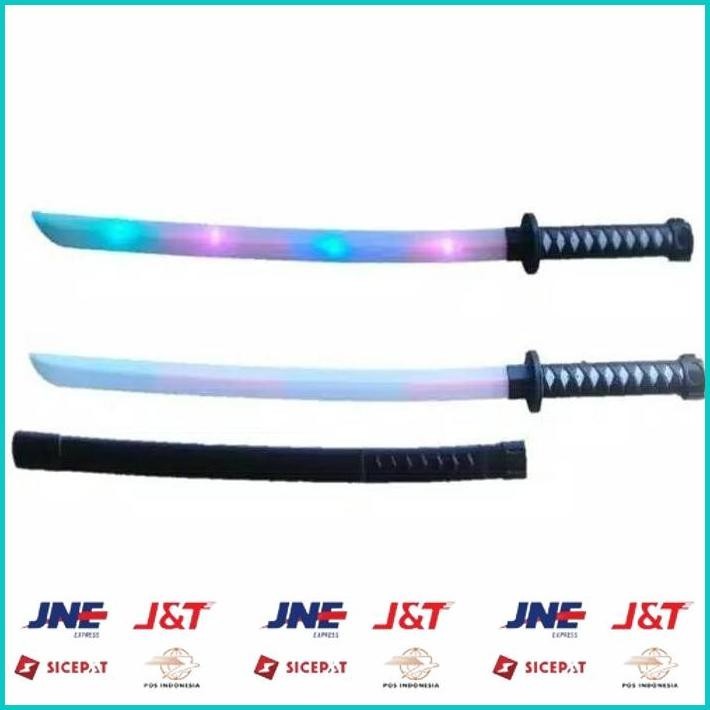 Jual BISMILLAH MAINAN PEDANG DEADPOOL NINJA SAMURAI TOY SWORD LED ...