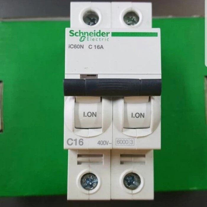 Jual Jual!! MCB Schneider ic60n 2p 16a A9F74216 2phase 2 phase 2 p 2pole 16 a 6ka | Shopee Indonesia