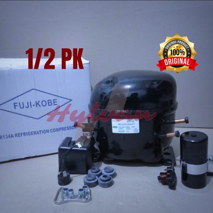 Jual KOMPRESOR KULKAS 1/2 PK KOMPRESOR FREEZER 1/2 PK FUJI ORIGINAL ...