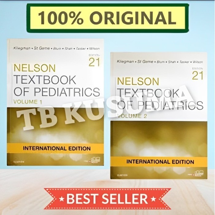 Jual [ ORIGINAL ] Nelson Textbook of Pediatrics vol 1&2 , ed 21 ...