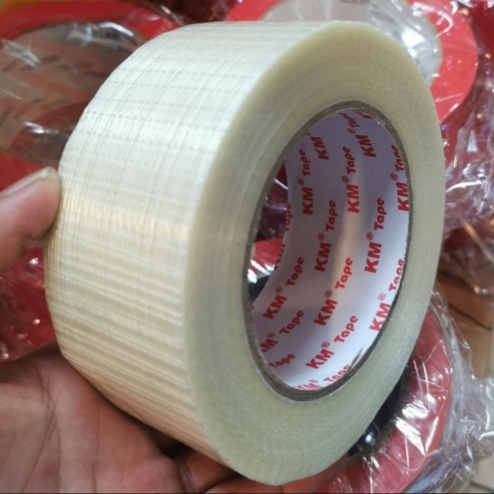 Jual Lakban Serat Filament Tape Km 2" X 50M - Isolasi Serat Pengikat ...