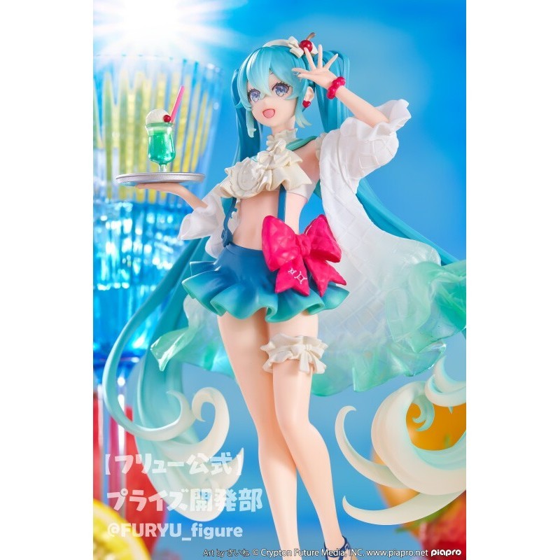 Jual HOT SALE!!! FURYU HATSUNE MIKU SWEET SWEETS MELON SODA FLOAT EXCD ...