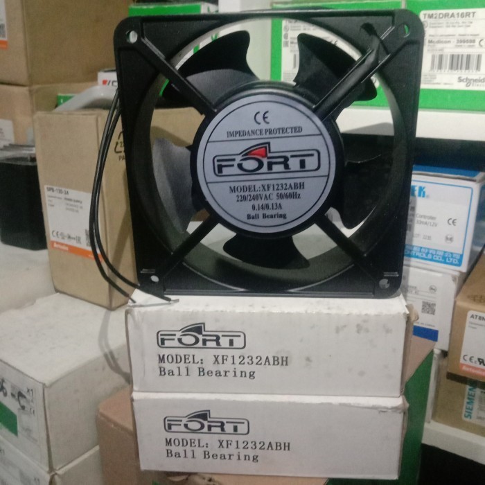 Jual Blower Fan / Cooling Fan XF1232ABH Fort 4" Ball Bearing kotak ...
