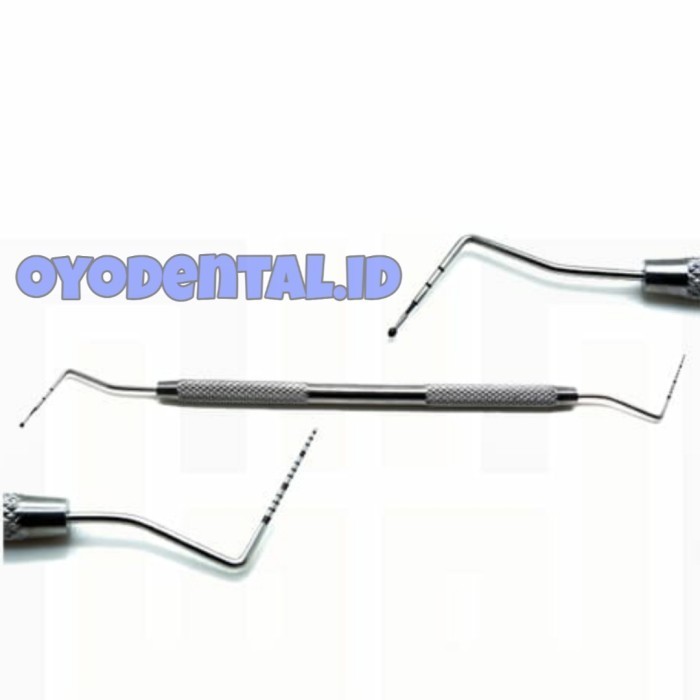 Jual Sale Dental Probe Perio Periodontal / Probe Dua Sisi Doubleside ...