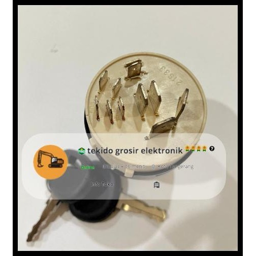 Jual BEST DEAL KUNCI KONTAK ATAU IGNITION SWITCH BOMAG BW211 / 05466813 ...