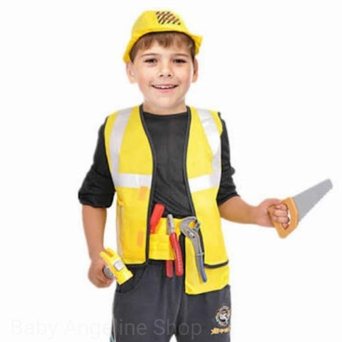 Jual Construction worker costume pekerja bangunan cosplay anakbalita ...