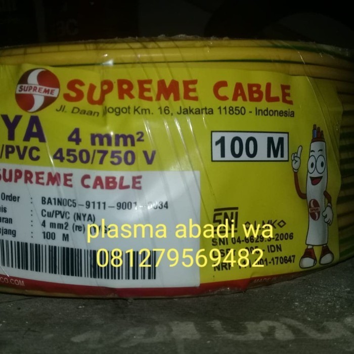 Jual KABEL Supreme NYA 4 MM | Shopee Indonesia