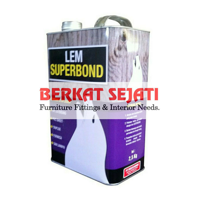 Jual Lem SUPERBOND UNGU / 2.5 KG Lem Kuning Hpl Tacosheet Kayu Busa Fox ...