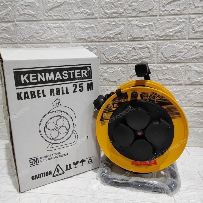 Jual KABEL ROLL KENMASTER 25 METER SNI / KABEL ROLL KENMASTER SNI ...