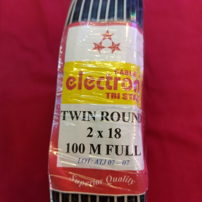 Jual Kabel TR Twin Round 2x18 Electron | Shopee Indonesia