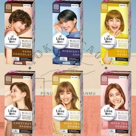 Jual Liese Creamy Bubble Hair Color / Liese Bubble Hair Color Foam ...