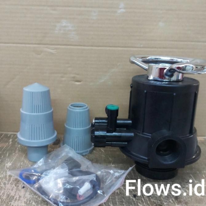 Jual Kepala Tabung Softener / 5 Way Valve Resin Runxin Filter Frp 1054 ...