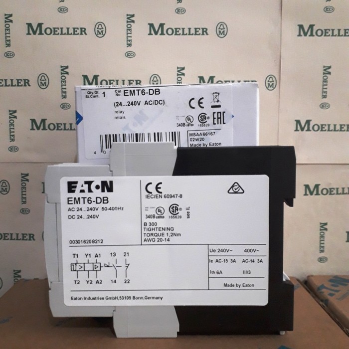 Jual Termurah Emt6-Db Eaton Moeller 24V...240V Ac/Dc Ready Stock ...