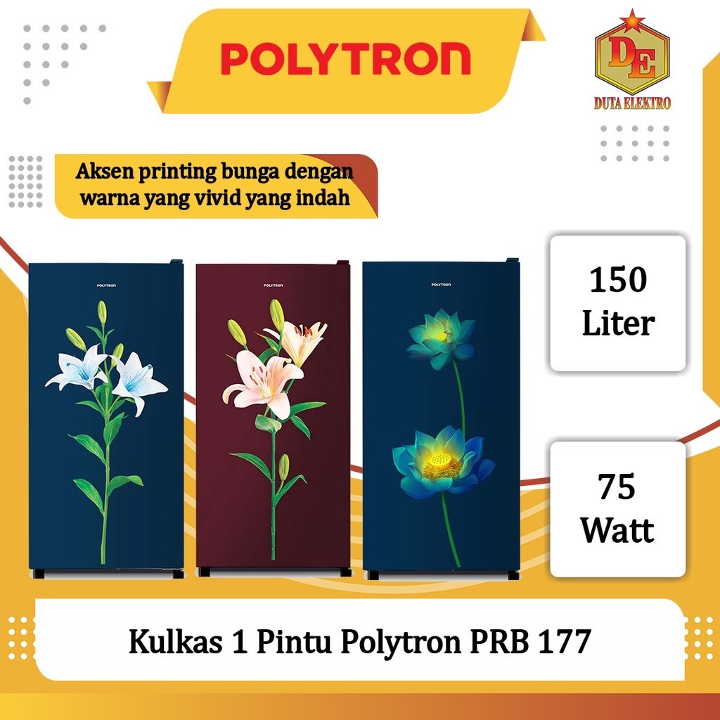 Jual Kulkas 1 Pintu Polytron PRB 177 | Shopee Indonesia
