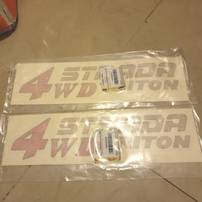 Jual Sticker 4Wd Strada Triton Asli Mitsubishi | Shopee Indonesia