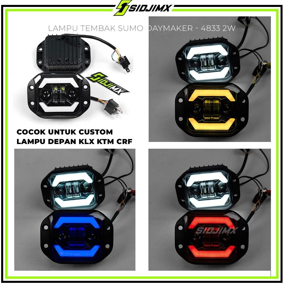Jual Barangmurahco Lampu Tembak Daymaker Led Reflektor Crf 150 L Klx ...