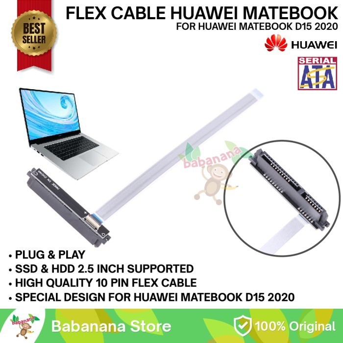 Jual HUAWEI MATEBOOK D15 FLEKSIBEL HDD SSD KABEL SATA FLEX CABLE LAPTOP ...