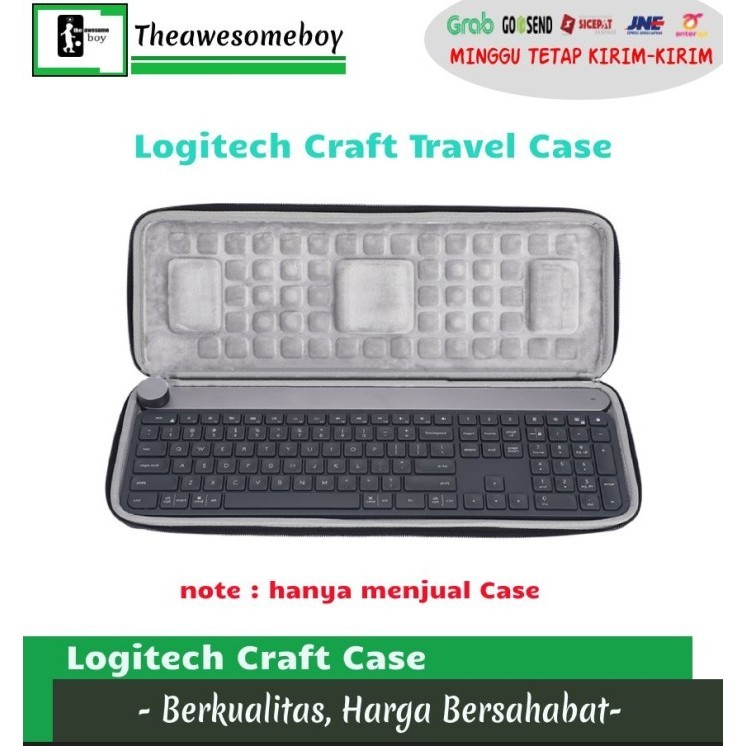 Jual LOGITECH CRAFT KEYBOARD HARD CASE CASING EVA COVER | Shopee Indonesia