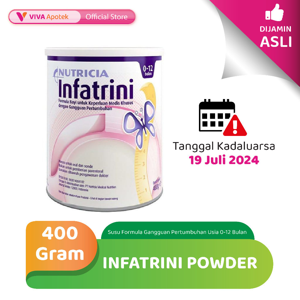 Jual Infatrini Powder Susu Formula Gangguan Pertumbuhan Usia 0-12 Bulan ...