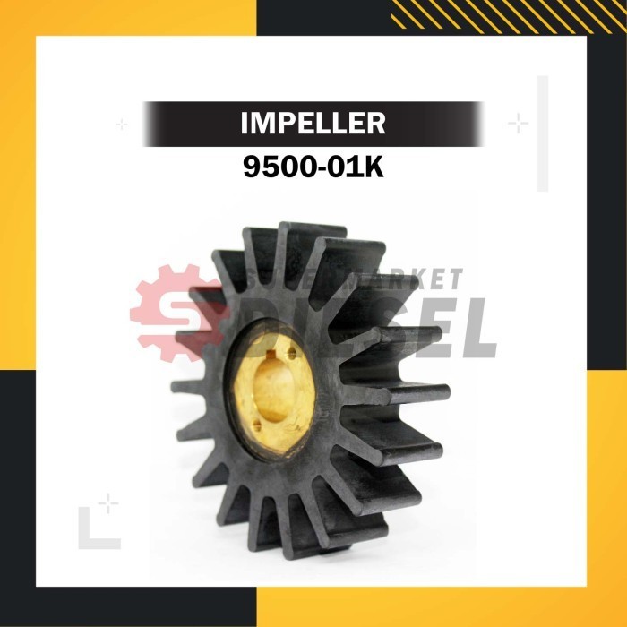 Jual JMP 9500 / 9500K / 9500-01K Marine Flexible Impeller | Shopee ...