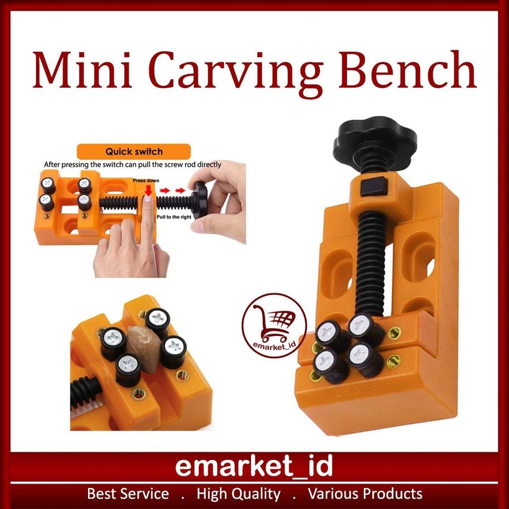 Jual Mini Carving Bench Vise Clamp AH28 / Ragum Catok Klem Penjepit ...