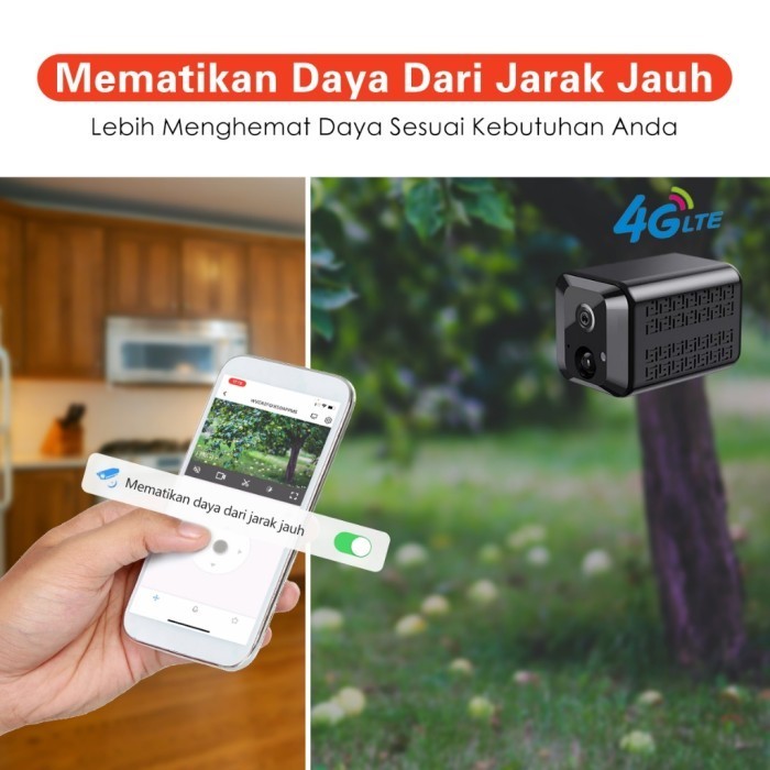 Jual Xihancam 5Mp Cctv Mini Tersembunyi 4G Kamera Sim Card Tahan Air ...