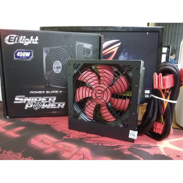 Jual Power Supply Unit/PSU ENLIGHT Sniper Power 450 Watt 80+ BRONZE ...