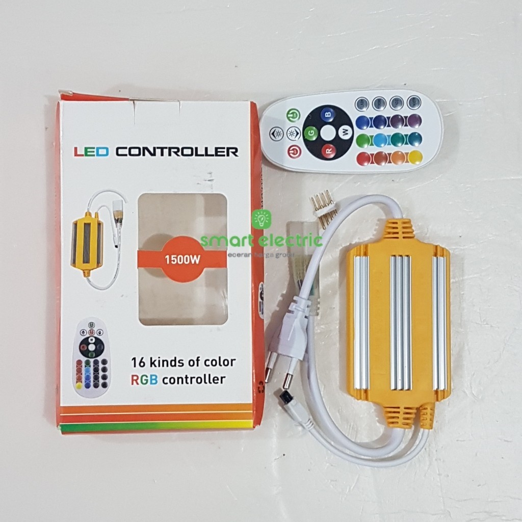 Jual Controller LED Strip RGB 4 Pin Soket Adaptor Neon Flex Remote ...