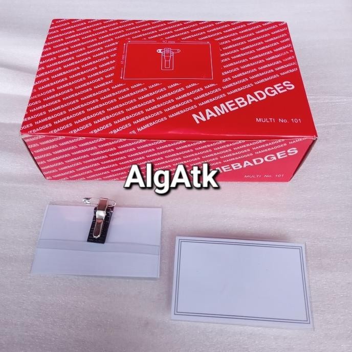 Jual MULTI NAME TAG ISI 50 PCS HARGA 1 KOTAK T2405 | Shopee Indonesia