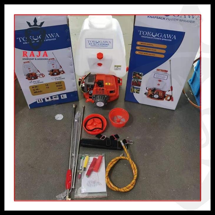 Jual Mesin Knapsack Power Sprayer Tokugawa Alat Semprot Hama 4 Tak 20 Liter | Shopee Indonesia