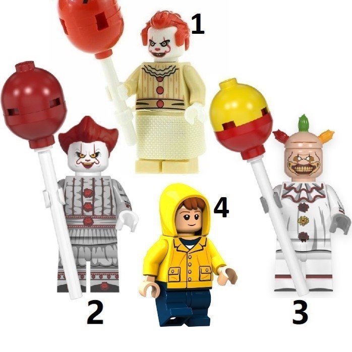 Jual IT Clown Pennywise Twisty The Clown Minifig Minifigure Lego | Shopee Indonesia