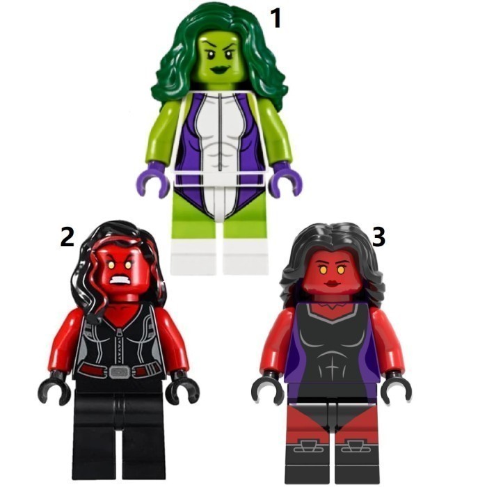 Jual Marvel She Hulk Jennifer Walters Minifigure Minifig Lego | Shopee ...