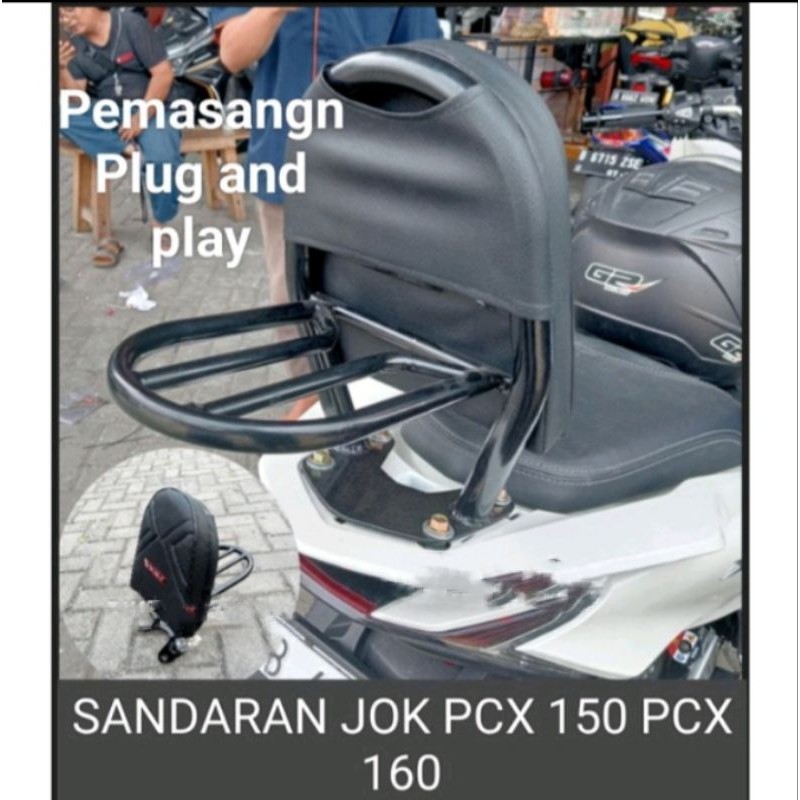Jual Sandaran Jok PCX 160 2025 Roadsyn Abs CBS 2025 PCX 150 PCX 160 2022-2024 Jok anak | Shopee ...