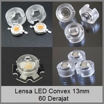 Jual Lensa Led Convex 13mm 60 derajat | Shopee Indonesia