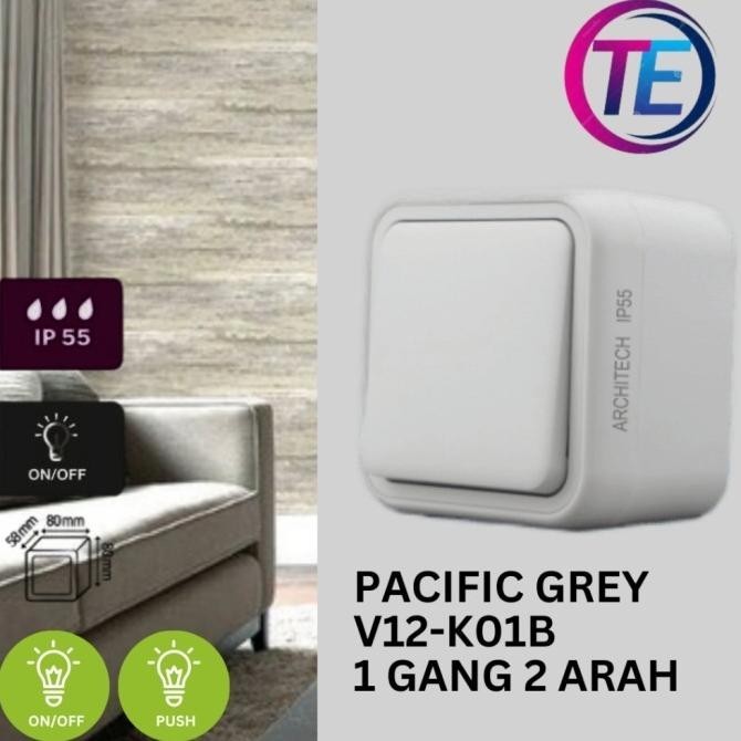 Jual SAKLAR OUTDOOR ARCHITECH / Stop Kontak Water Proof / SAKLAR ANTI ...