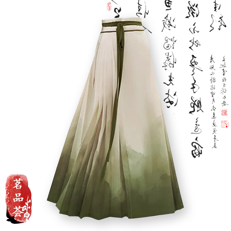 Jual Rok Kostum Han Wanita Gaya China, Rok Kekar, Pelangsing, Kelim ...