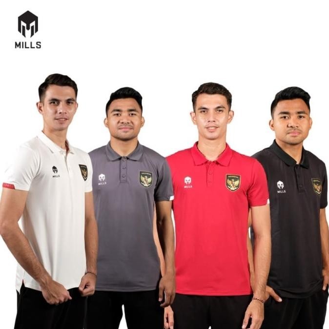Jual MILLS Timnas Indonesia Poloshirt 17027INA | Shopee Indonesia