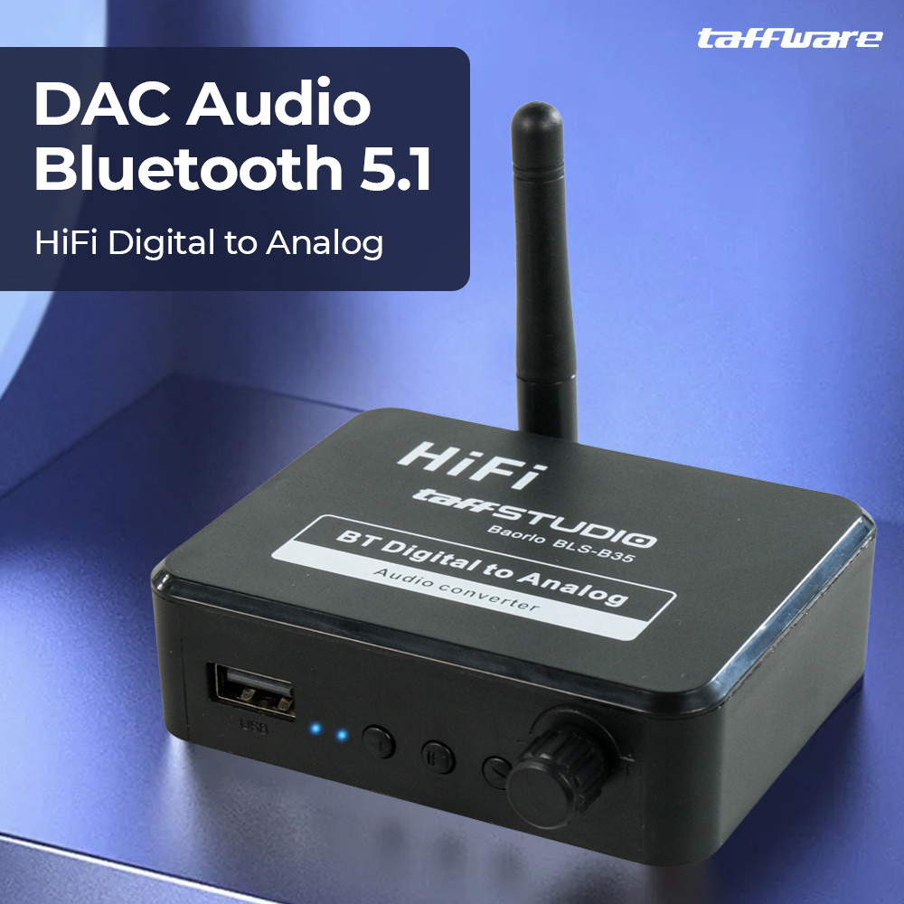 Jual DAC Audio Bluetooth 5.1 Receiver HiFi Digital to Analog - BLS-B35 ...