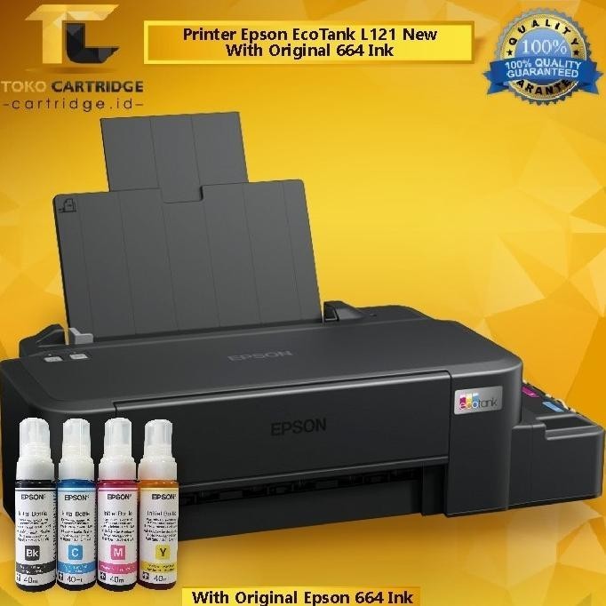 Jual Printer Epson L121 Original Pengganti L120 Ink Tank A4 Inktank L 121 | Shopee Indonesia